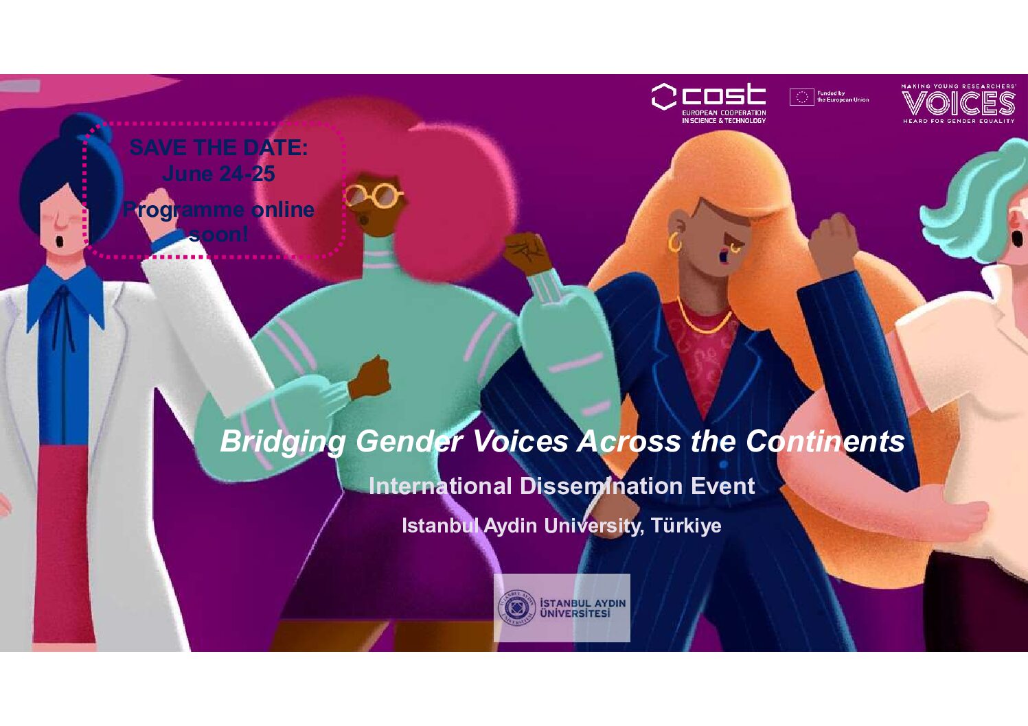 Gender Voices - Welcome to the VOICES COST Action CA20137